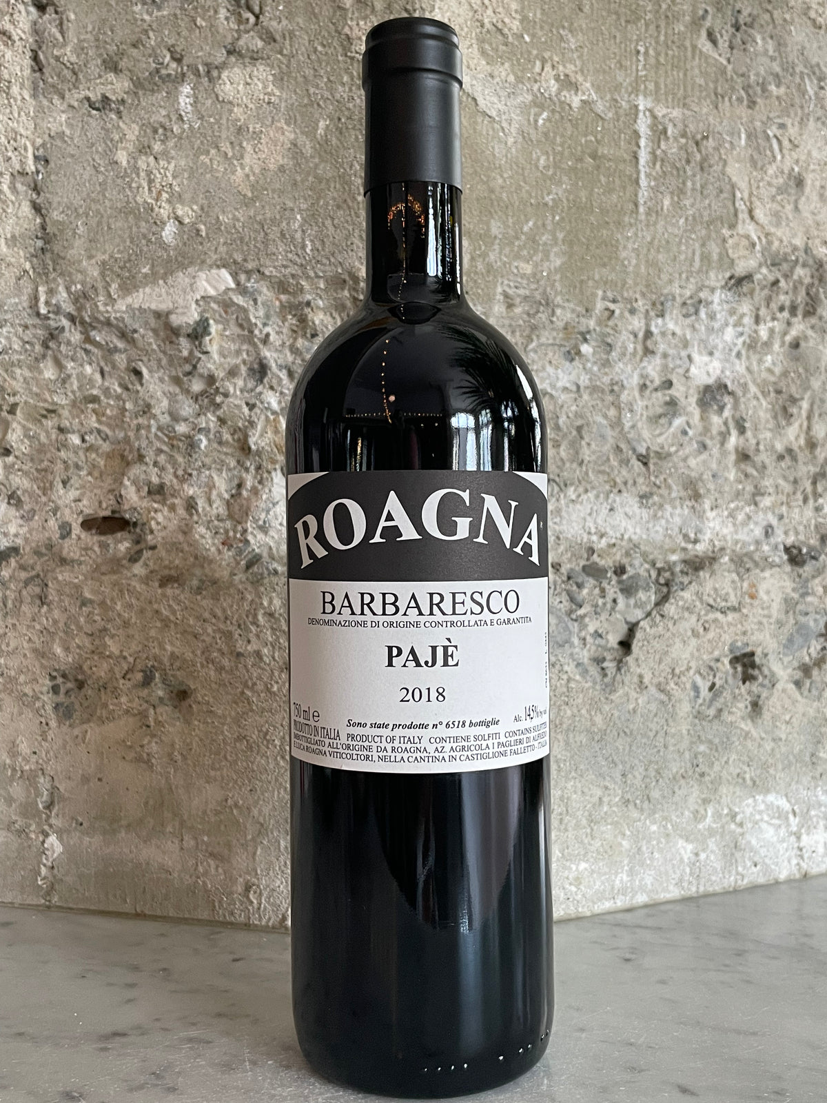 Roagna Barbaresco 'Paje' Nebbiolo 2018 – Tomorrow's Wine
